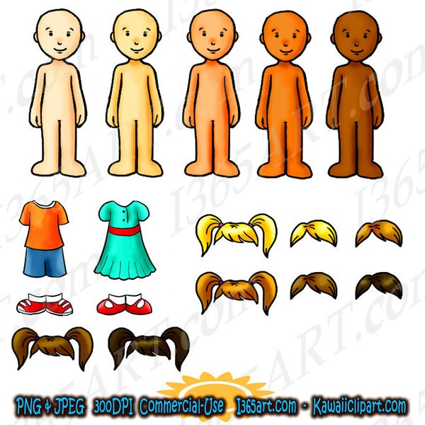 Paper Doll Stencil Set - Etsy