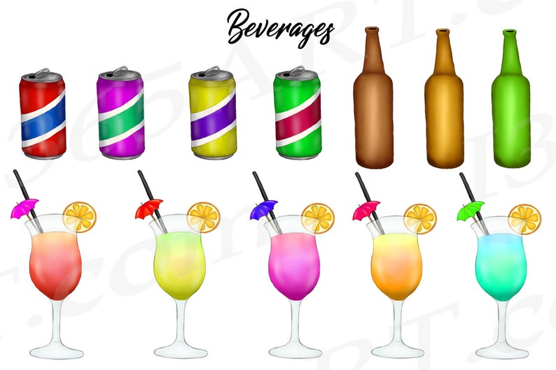 Summer Best Friends Clipart Bundle, Customizable Girls, Portraits ...