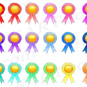 Buy 3 Get 1 Free Award Clipart, Award Ribbon Clip Art, Prize Ribbons ...