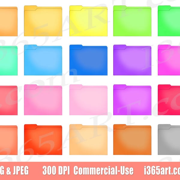 School Folder Clipart - Etsy