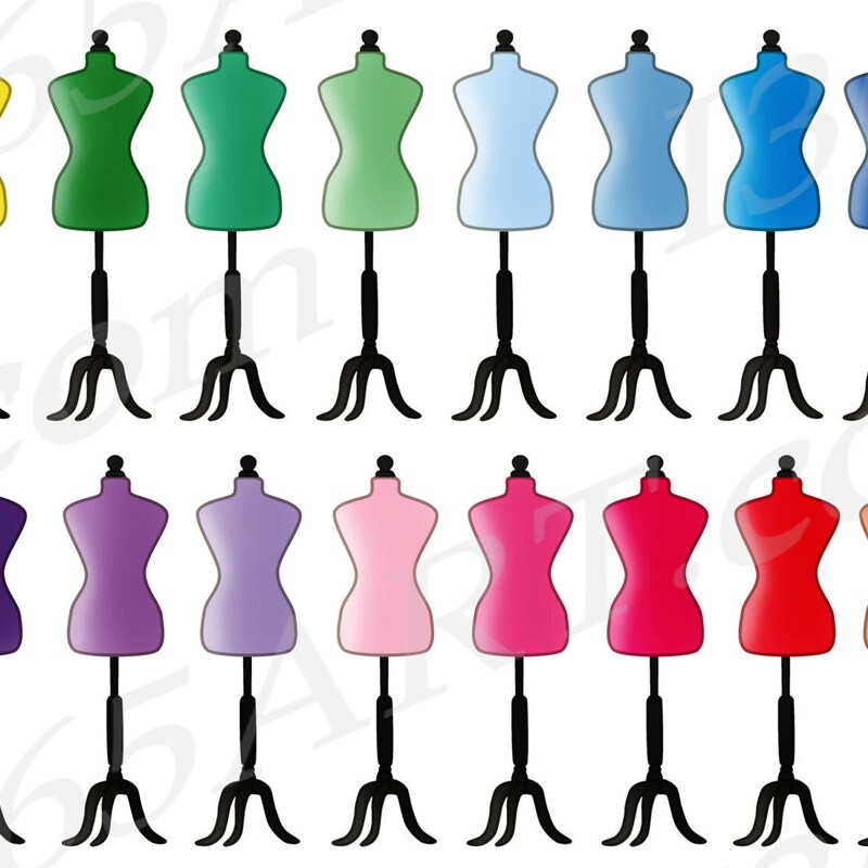 Dress Form Clipart - Etsy