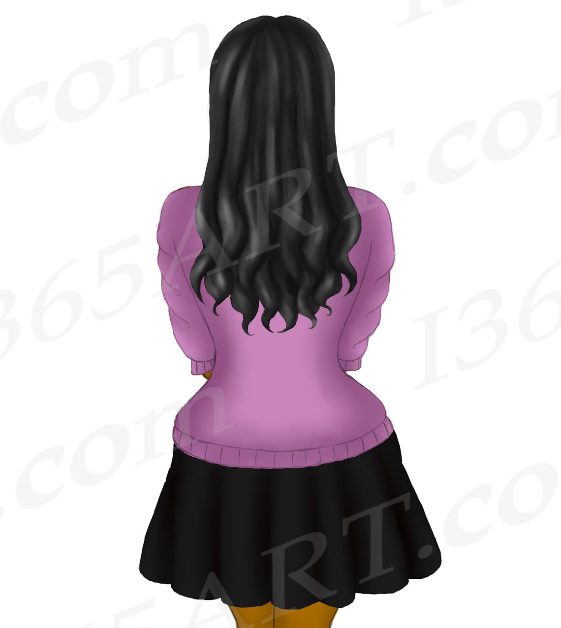 Custom Girls Clipart, Customizable, Portraits, Hairstyles, Best Friends ...