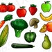 Fruits and Vegetables Clipart, Fruit Clip Art, Vegetable Clip Art ...