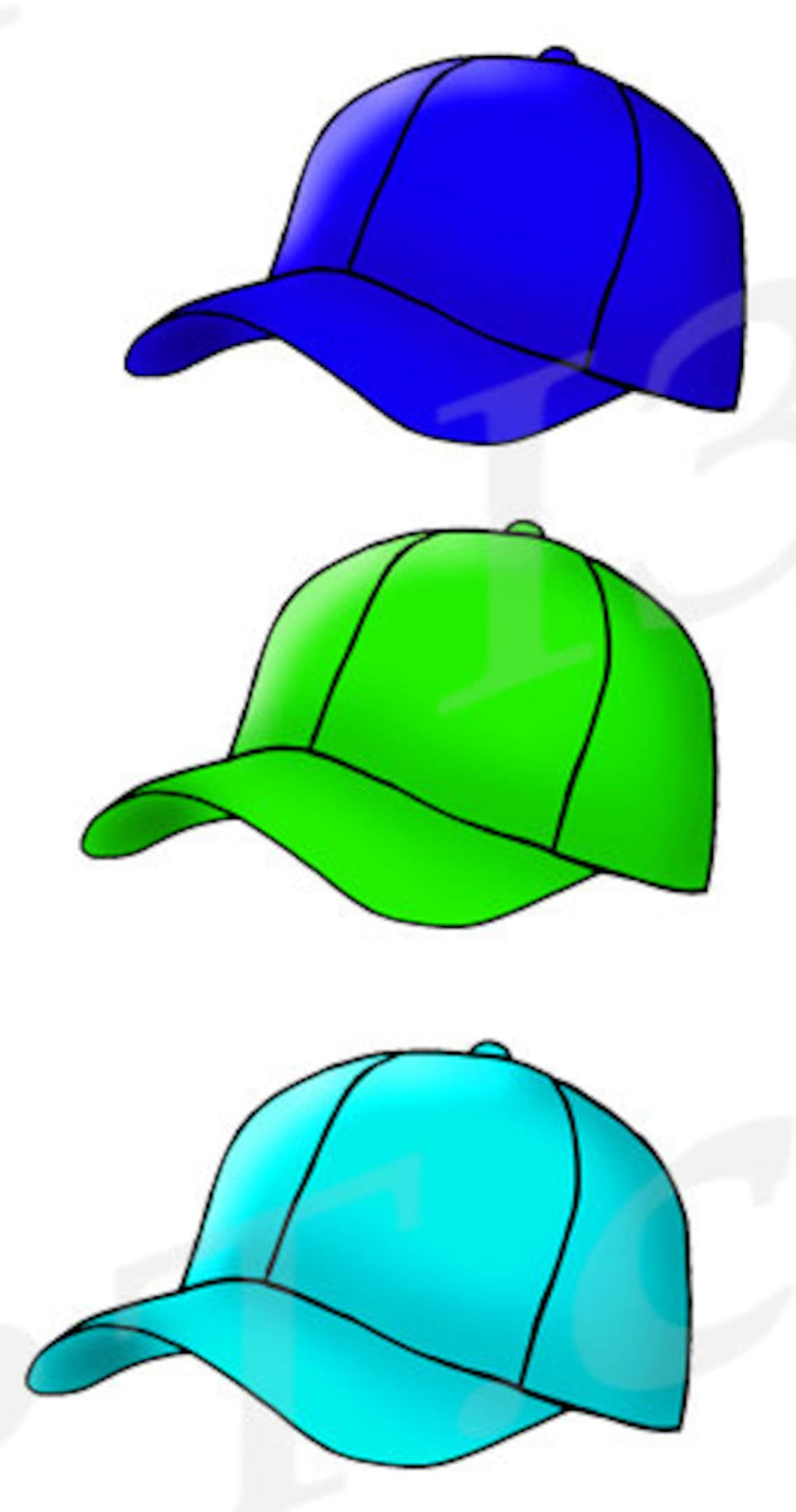 Baseball Hat Clipart Hat Clipart Hat Clip Art Baseball Cap | Etsy