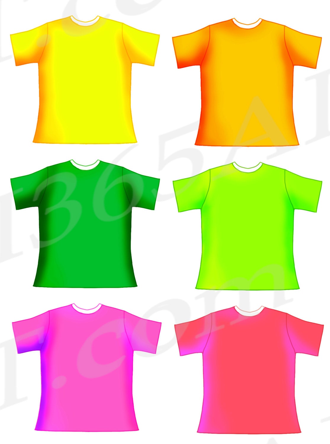 Buy 3 Get 1 Free T-shirt Clipart Shirt Clipart Set Shirt - Etsy