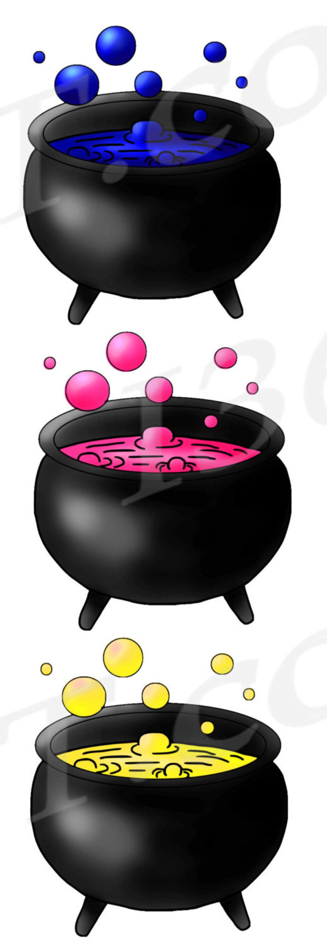 Witch Cauldron Clipart Cauldron Clip Art Halloween Graphics - Etsy Canada