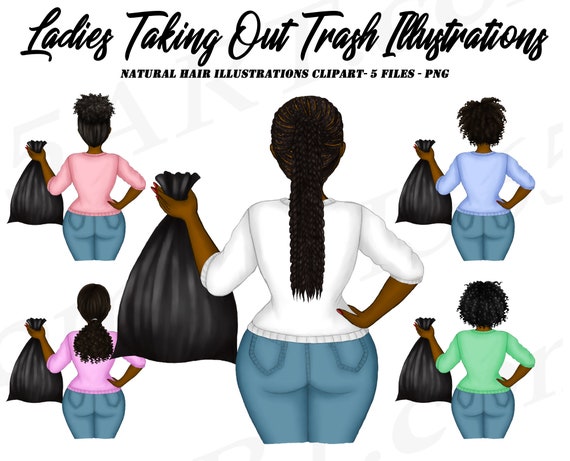 Take Out The Trash Clipart Black