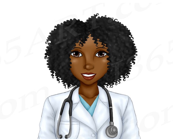 Black Doctor Clipart