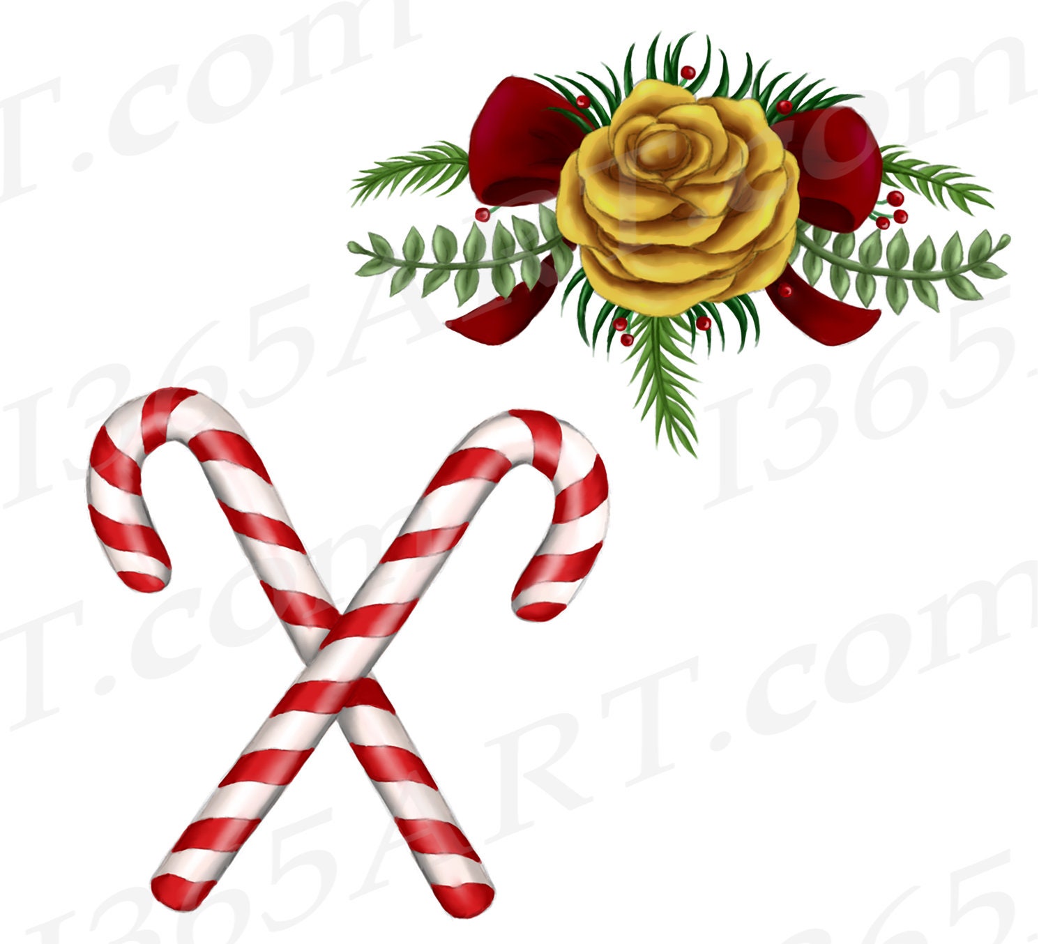 Free Candy Cane Clipart