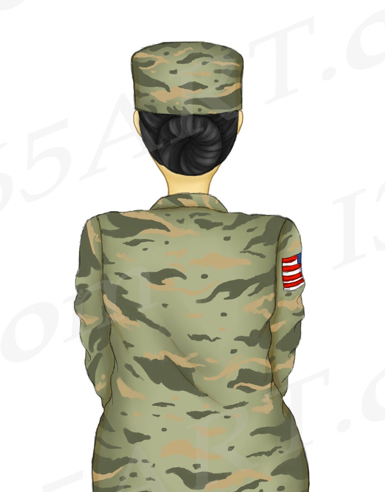 Military Woman Clipart, Army, Independence, Memorial Day, Veteran ...