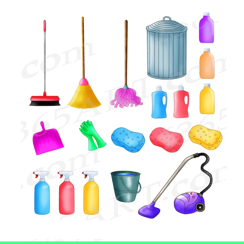 Cleaning Clip Art - Etsy