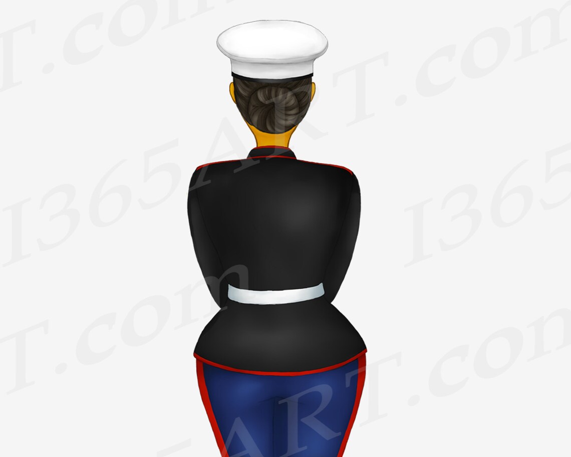 Marine Woman Clipart, Marines Clipart, Independence, Memorial Day ...
