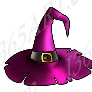 Witch Hat Clipart, Halloween Witch Hat Clip Art, Halloween Clipart ...