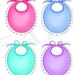 Bibs Clipart, Frames, Borders, Bibs Clip Art, Gift Name Tags, Clipart ...