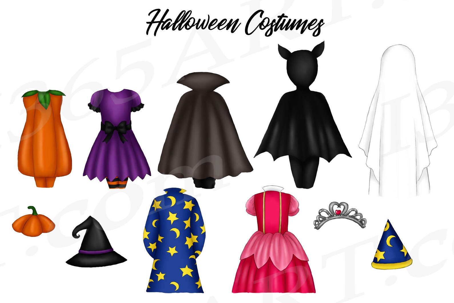 Halloween Kids Clipart Best Friends Clipart Trick or Treat | Etsy