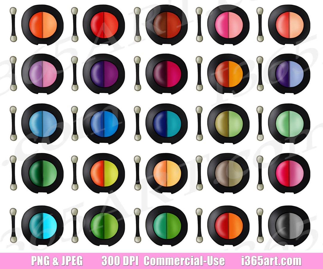 Eyeshadow Clipart, Eye Shadow Clip Art, Eye Makeup, Cosmetics, Girly ...