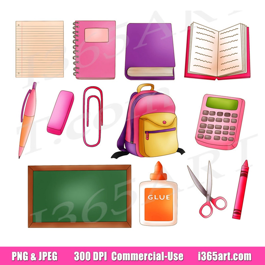 Buy 3 Get 1 Free School Clipart Clip Art, Back to School Clipart ...