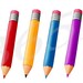 Buy 3 Get 1 Free Colored Pencils Clipart Clip Art, Teacher, School ...