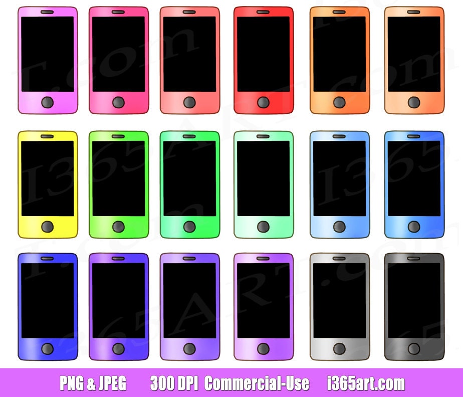 Buy Smartphones Clipart Cell Phones Clip Art Smart Phones Online in ...