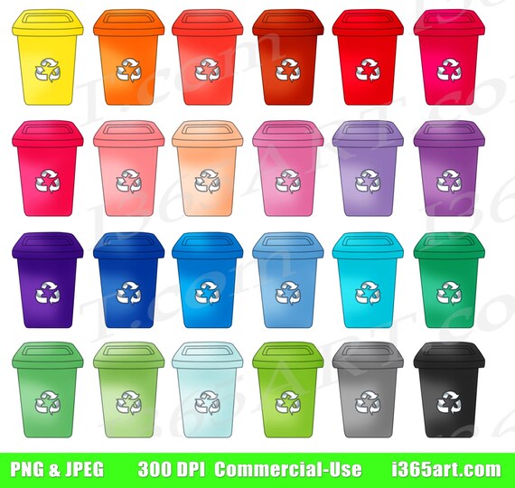 Garbage Trash Bin With Recycle Symbol Png Clip Art Recycle Bin 2,200+