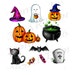 Cute Halloween Clipart, Halloween Clip Art, Digital, Hand Drawn ...