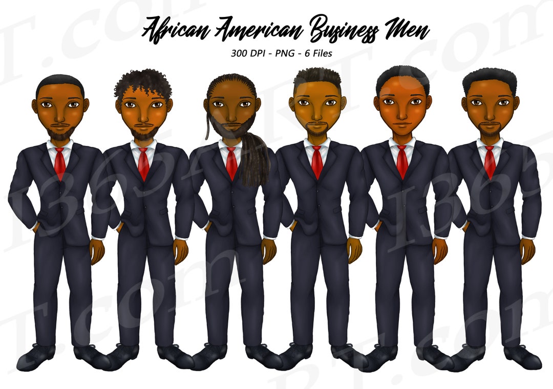Black Man Clipart, Man Clipart, Business Men Clipart, Male Clipart ...