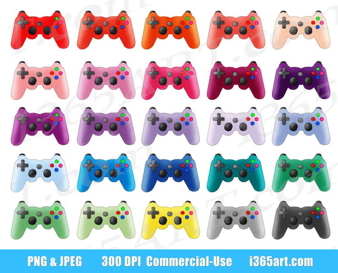 Game Controller Clipart, Gaming Clipart, Video Games, Geek Graphics ...