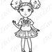 Buy 3 Get 1 Free African American Girl Clipart, Black Girl, Afro Puffs ...