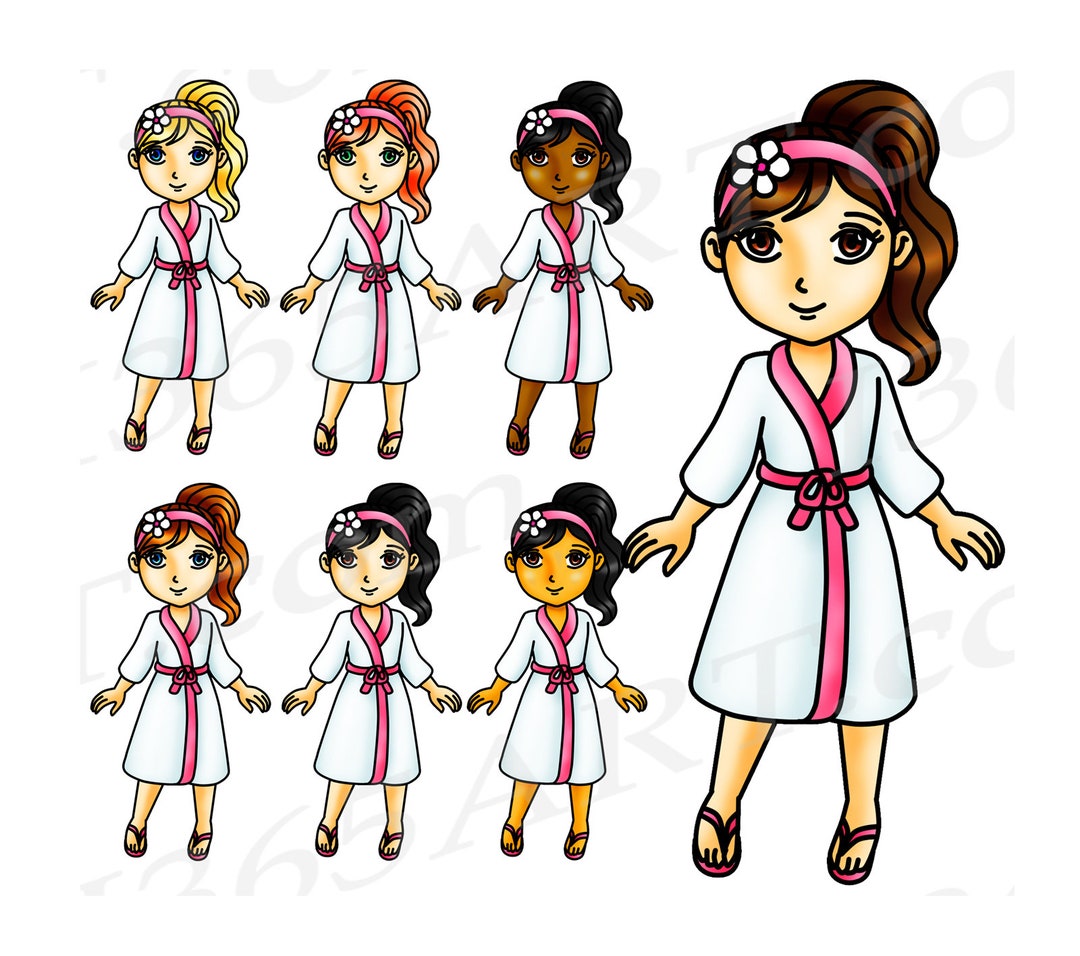 Spa Party Clipart, Spa Girls Clipart, Spa Clipart, Spa Clip Art ...