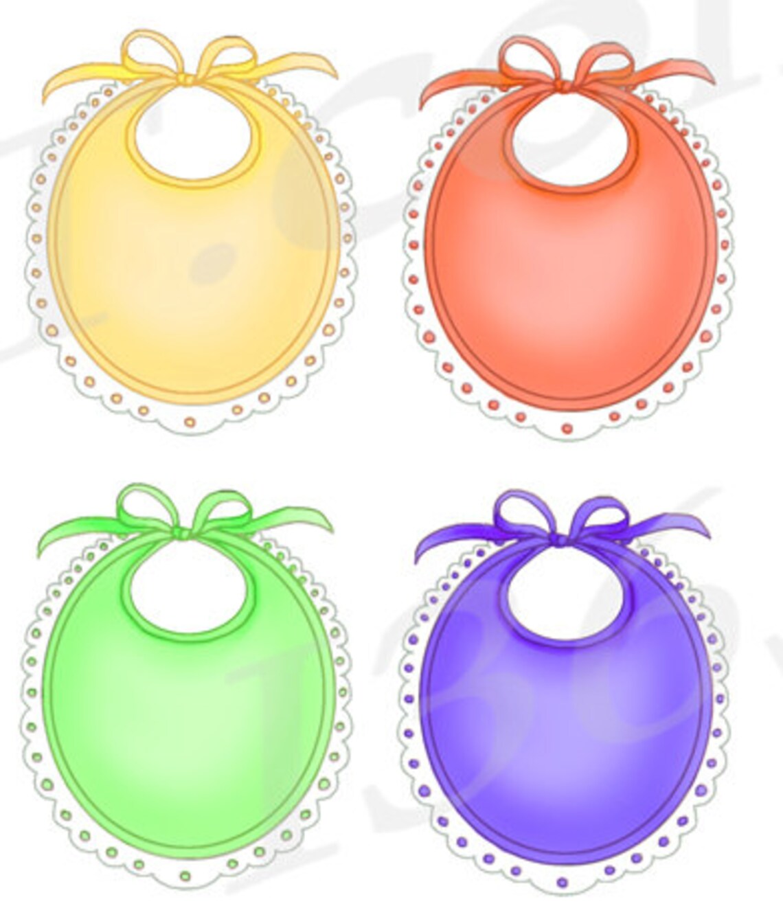 Bibs Clipart Frames Borders Bibs Clip Art Gift Name Tags - Etsy