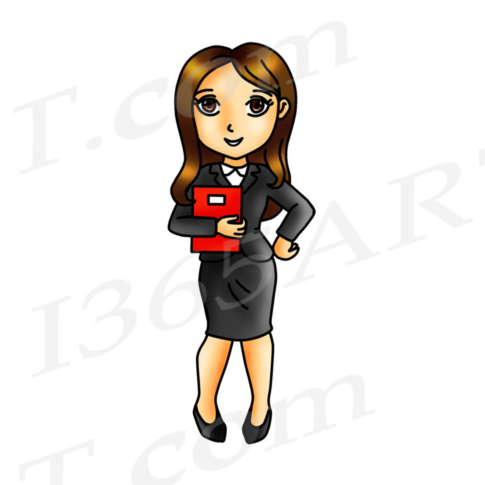 Business Woman Clipart, Business Woman Clip Art, Girl Boss Clipart ...