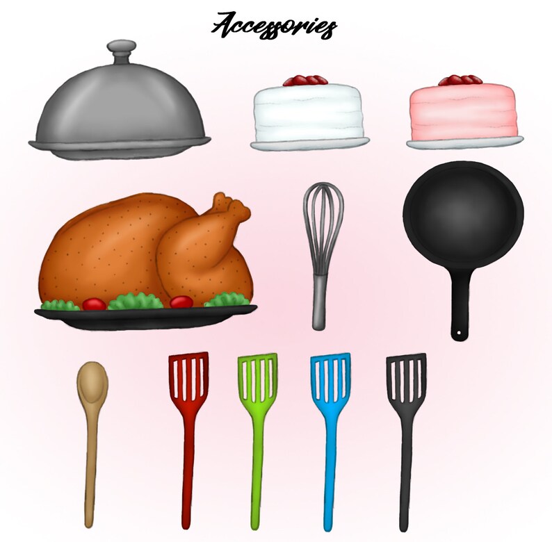 Chef Clipart Best Friends Clipart Culinary Clipart Cooking - Etsy