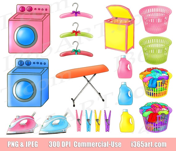 Buy 3 Get 1 Free Laundry clipart, laundry clip art, clothes washing ...