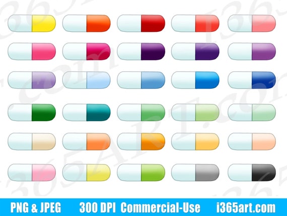 Pills Clipart, Capsule Clip Art, Pharmacy Medicine, Medical Clipart ...