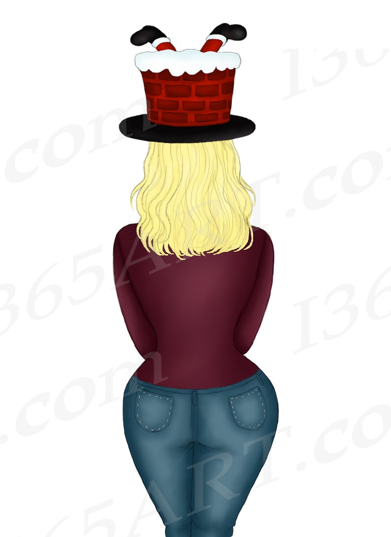 Christmas Hats Clipart, Christmas Scarves Clip Art, Santa Hat, DIY ...
