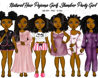 Adult Slumber Party Clipart - Etsy