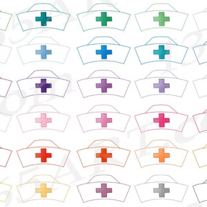 Nurse Hat Clipart, Medical Clip Art, Hospital Digital, Medical, Nursing ...