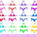 Buy 3 Get 1 Free Bikini Clipart, Bikinis Clip Art, Colorful Bikinis ...