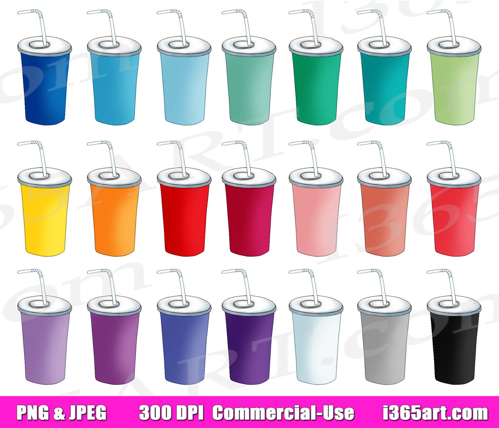 Soda Clipart, Soda Pop Clip Art, Soft Drink, Beverage, Drinks, Soda Cup ...