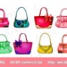 Handbag Clipart, Purse Clipart, Clip Art, Designer Bags, Fashion ...