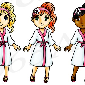 Spa Party Clipart, Spa Girls Clipart, Spa Clipart, Spa Clip Art ...