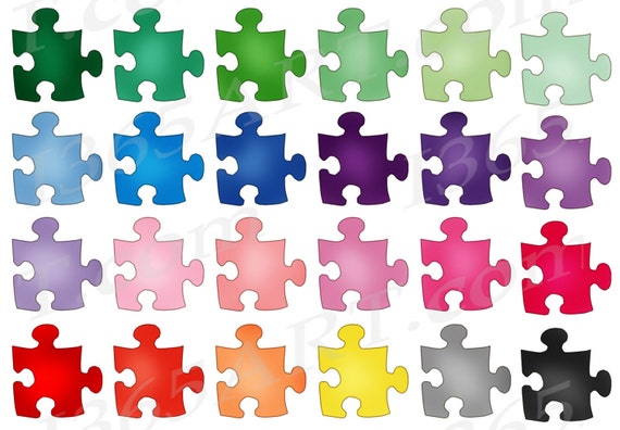 Puzzle Pieces Clipart