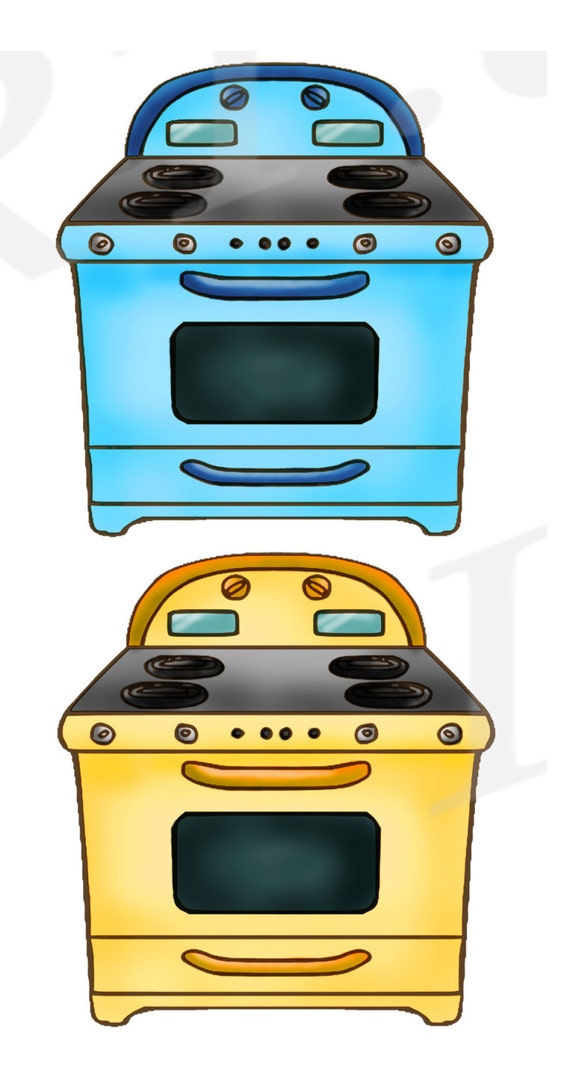 Vintage Clip Art Stove