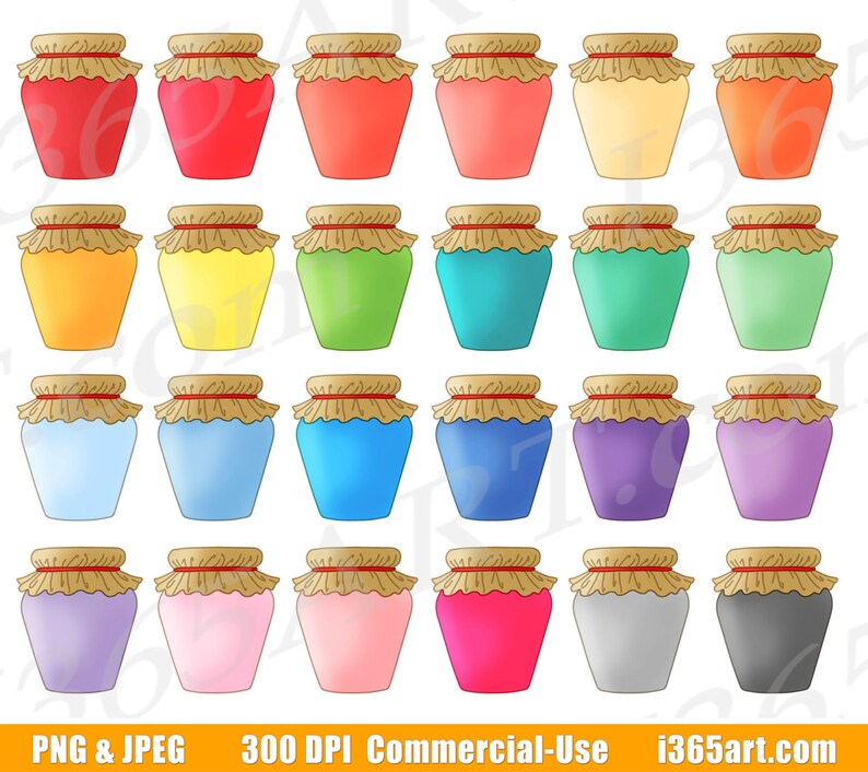 Mason Jars Clipart Wedding Jar Clip Art Glass Jars Fancy | Etsy