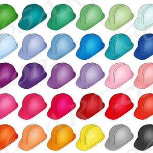 Hard Hats Clipart, Construction Worker Clip Art, Construction Helmets ...