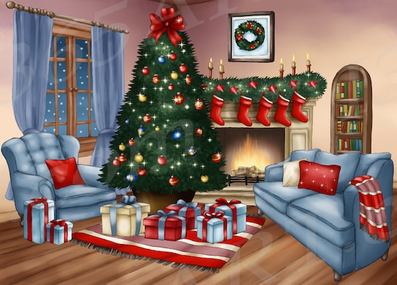 Christmas Clip Art Rooms
