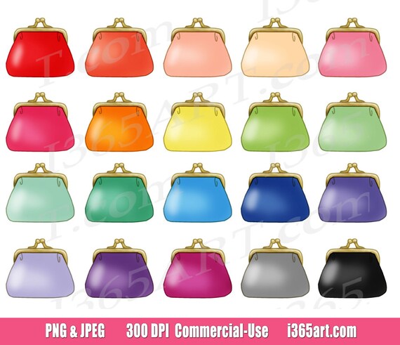 Buy 3 Get 1 Free Coin Purse Clipart, Wallet Clip Art, Clutch Clipart ...