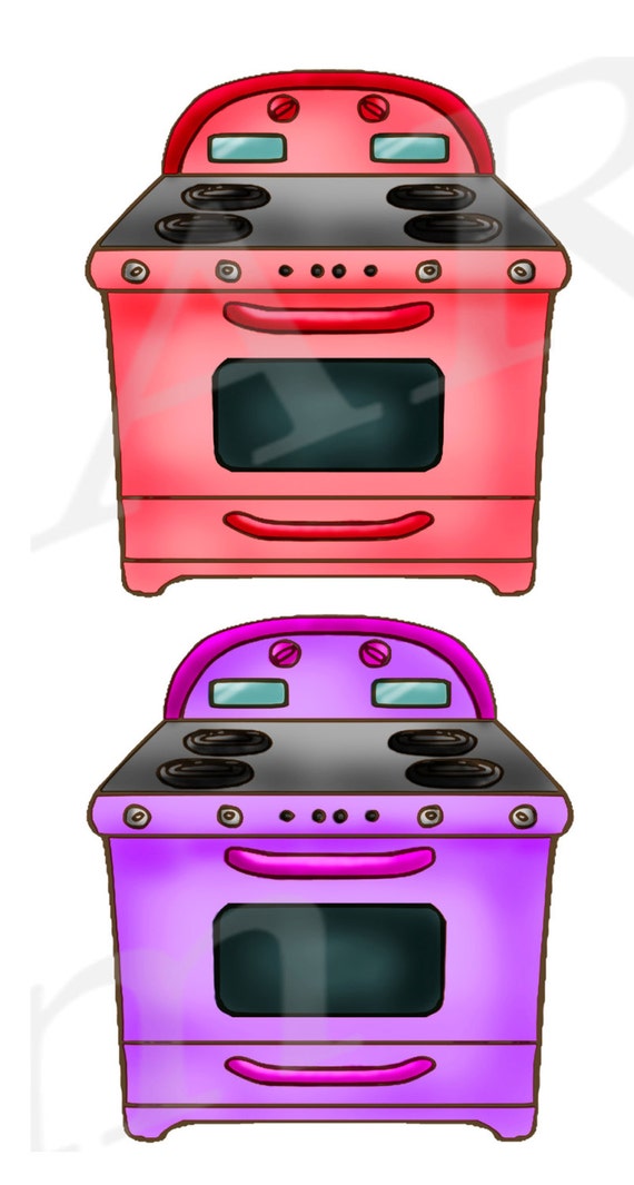 Vintage Clip Art Stove