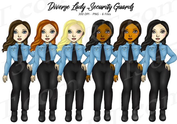Security Guard Clipart, Officer PNG, Occupation, Police, African ...