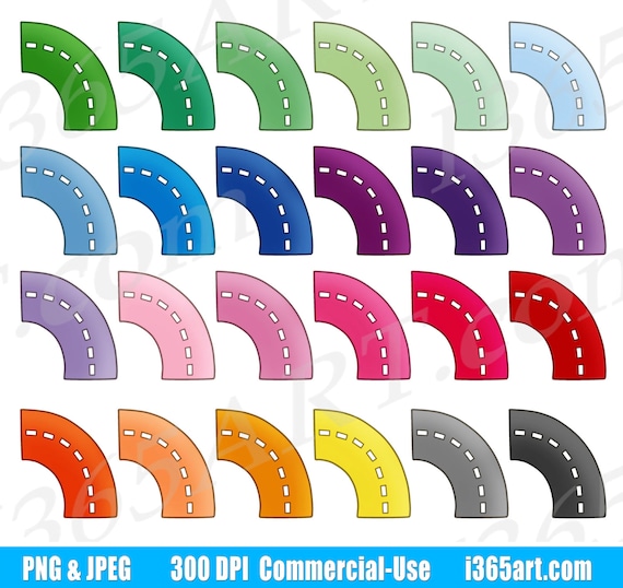 Buy 3 Get 1 Free Road Clipart, Road Clip Art, Travel, Streets, Curvy ...